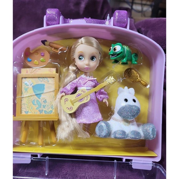 Disney | Toys | Disney Animators Collection Rapunzel Mini Doll Playset ...